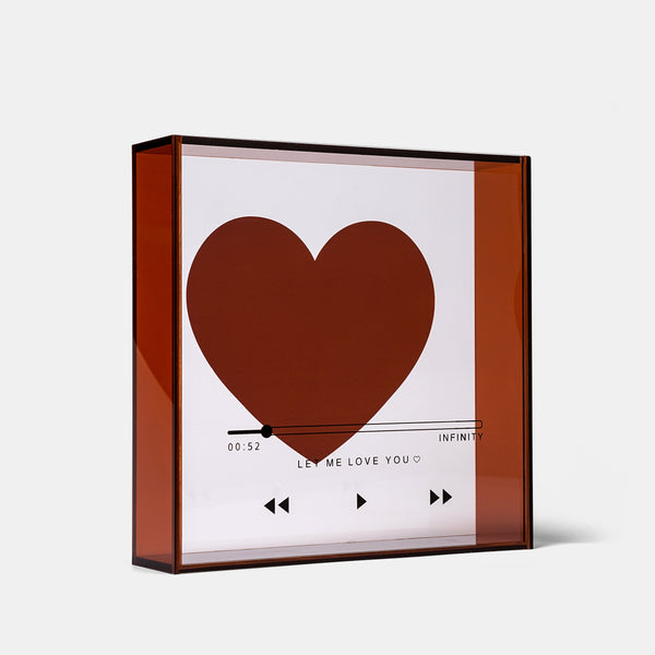 Acrylic Heartful Memories Box – 25cm – VASCAPE